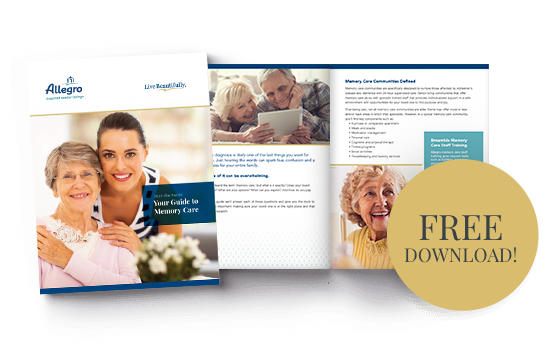 Allegro Senior Living Memory Care Brochure